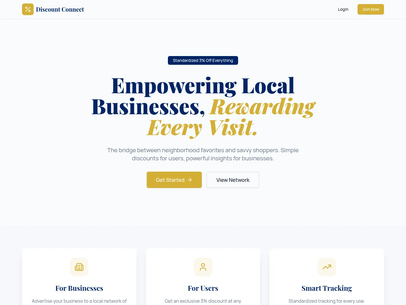 Discount Connect Platform