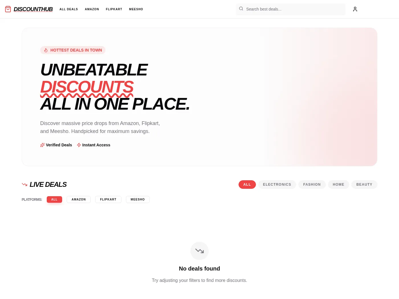 DiscountHub Market