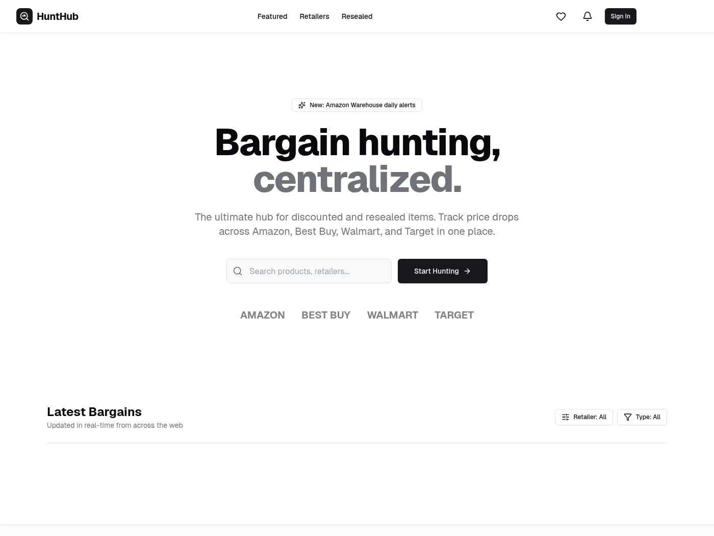 Discount Hunter Hub