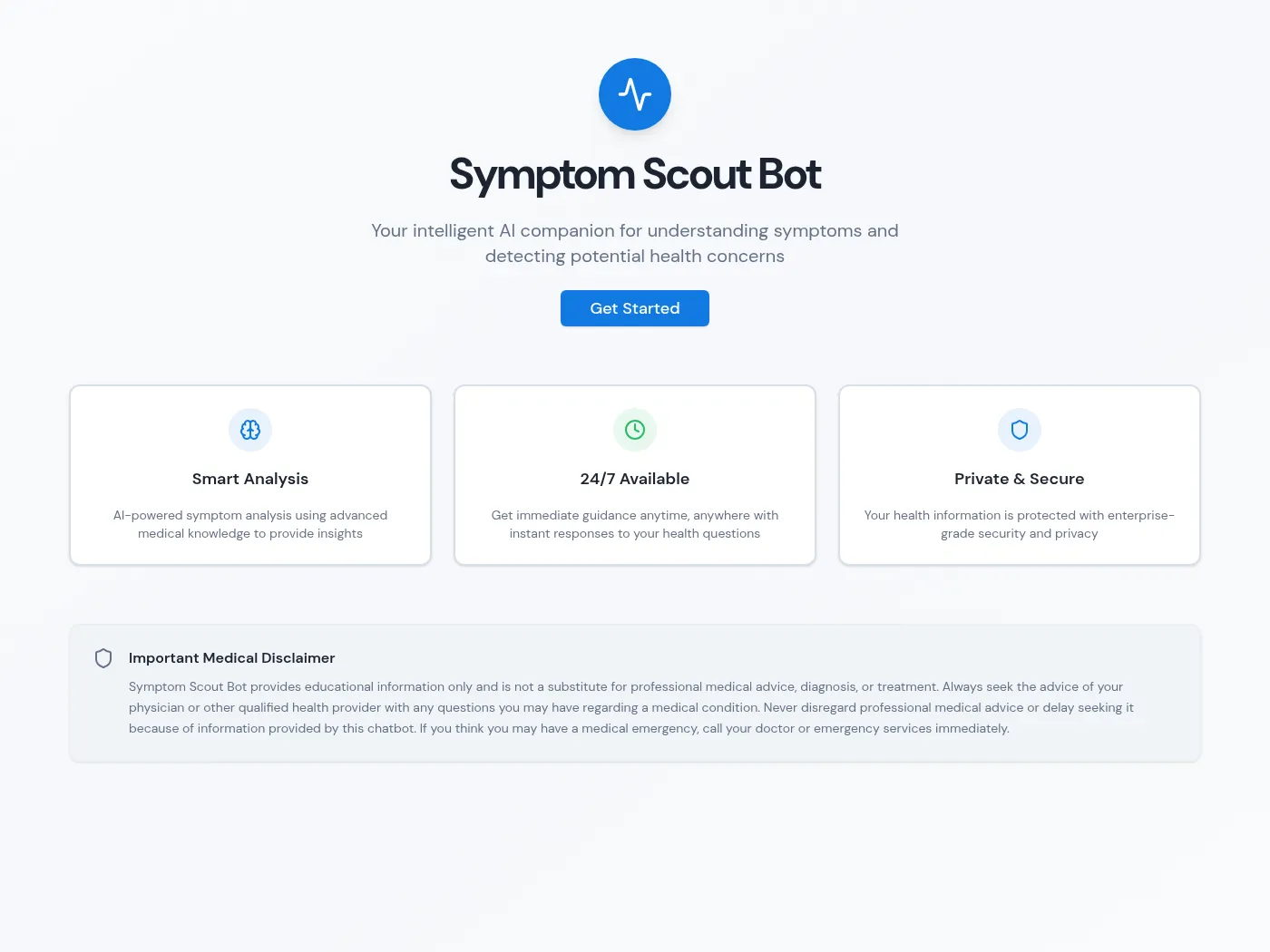 Symptom Scout Bot