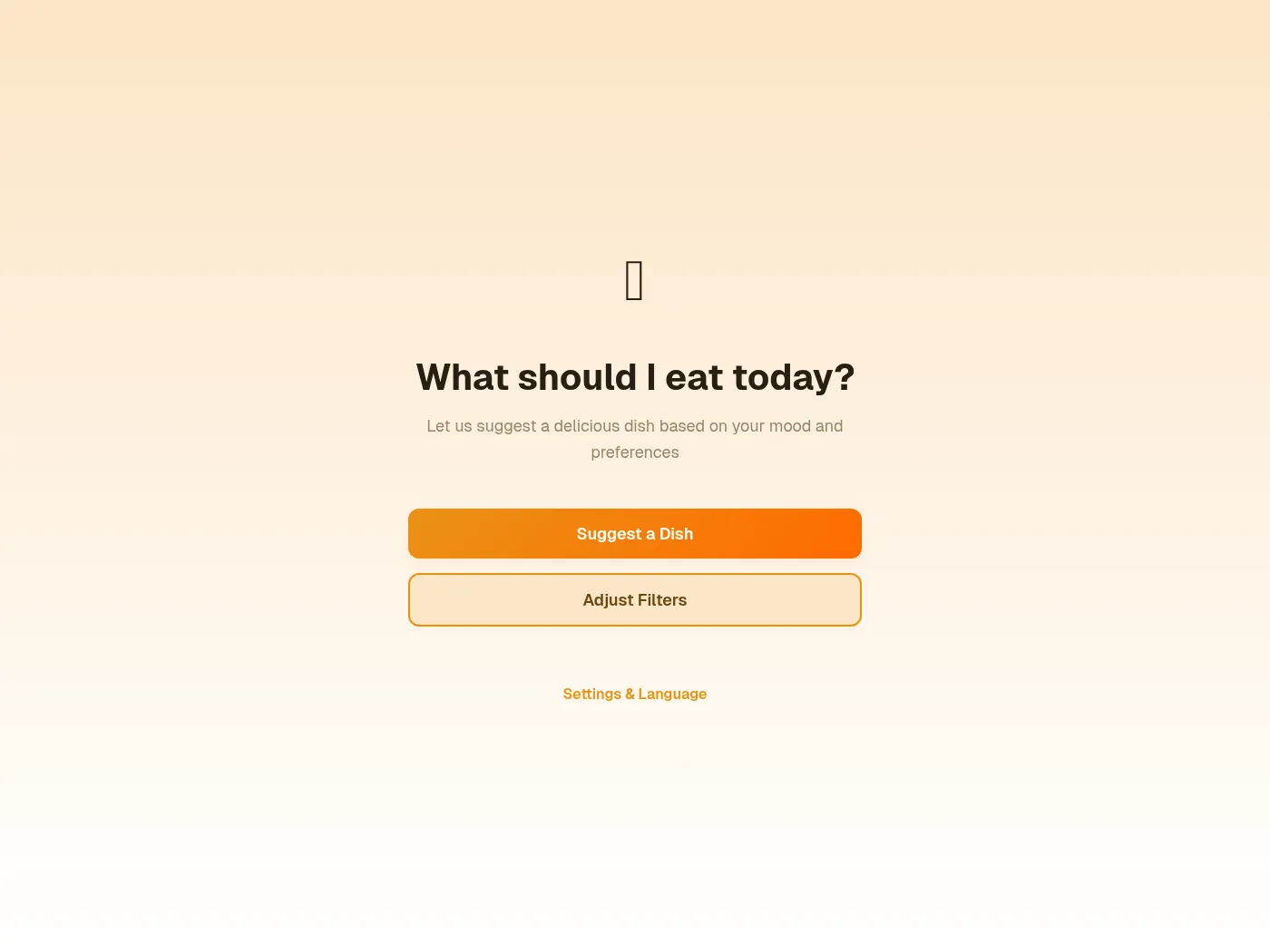 What Should I Eat Today?