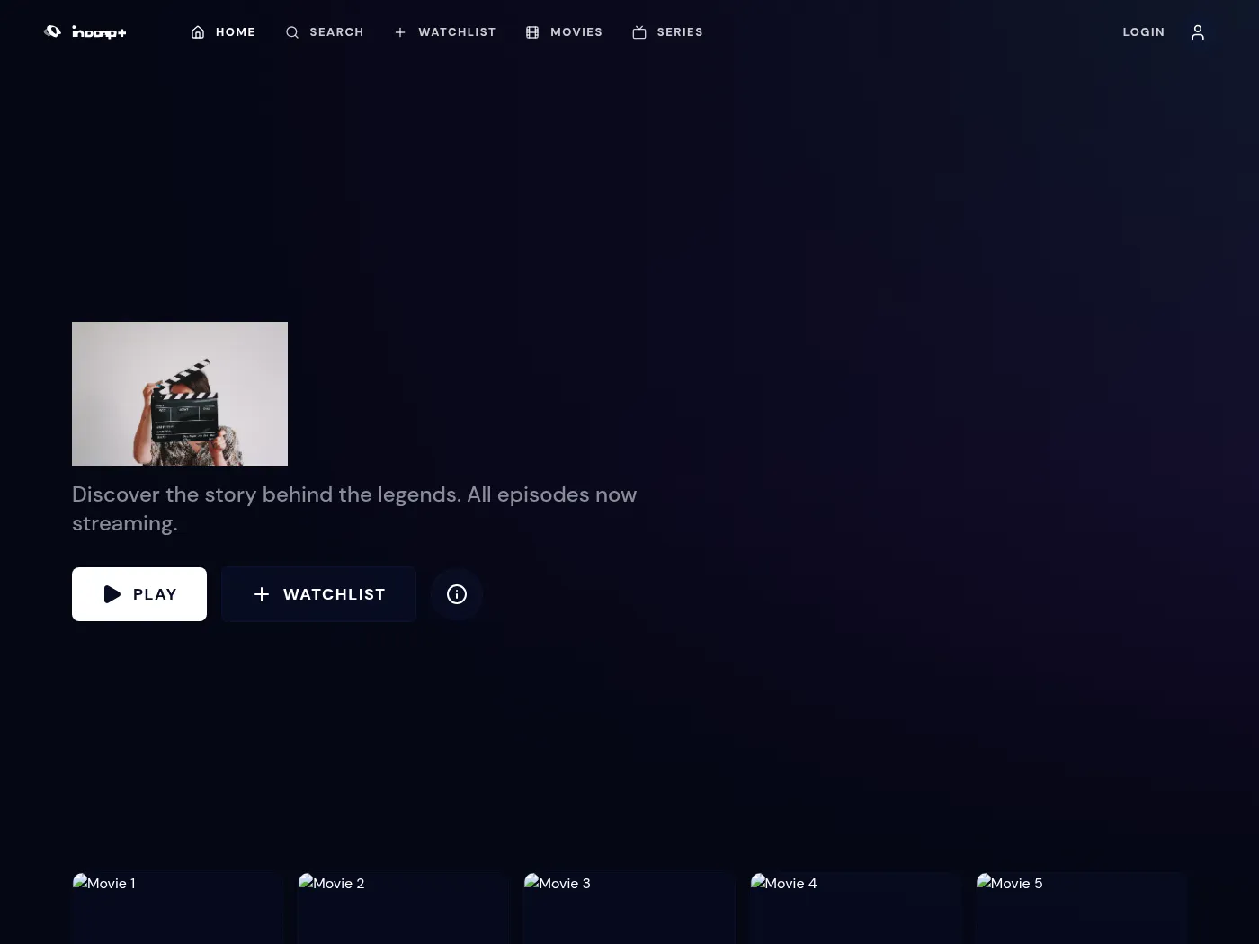 Disney+ Style Header