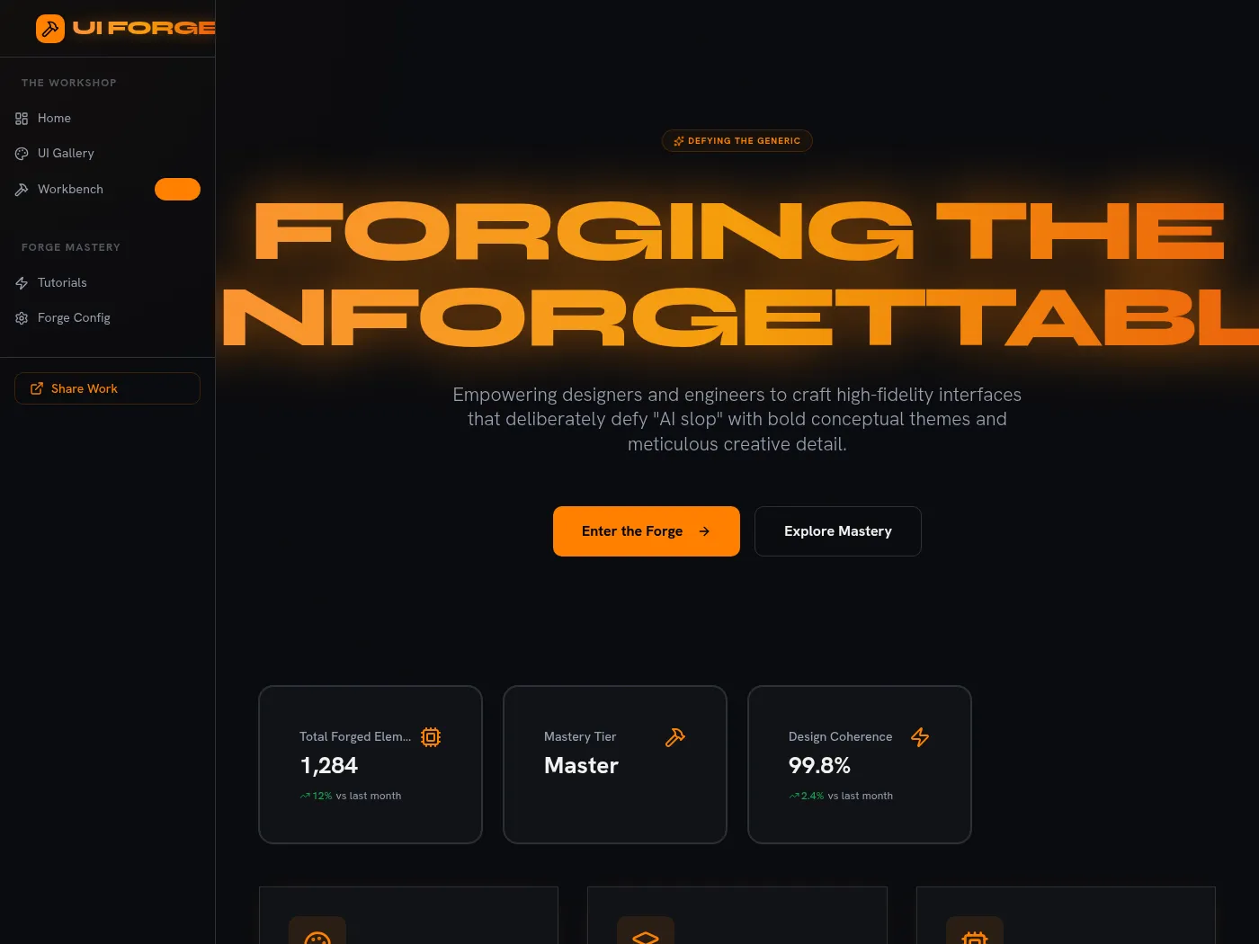 Distinctive Interface Forge