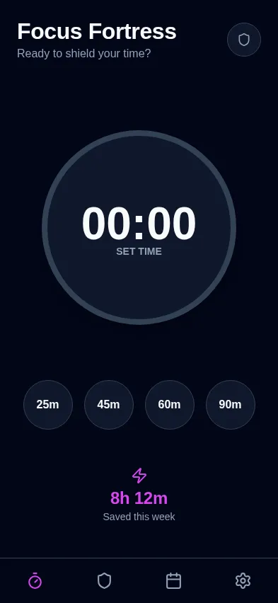 Distraction Shield App