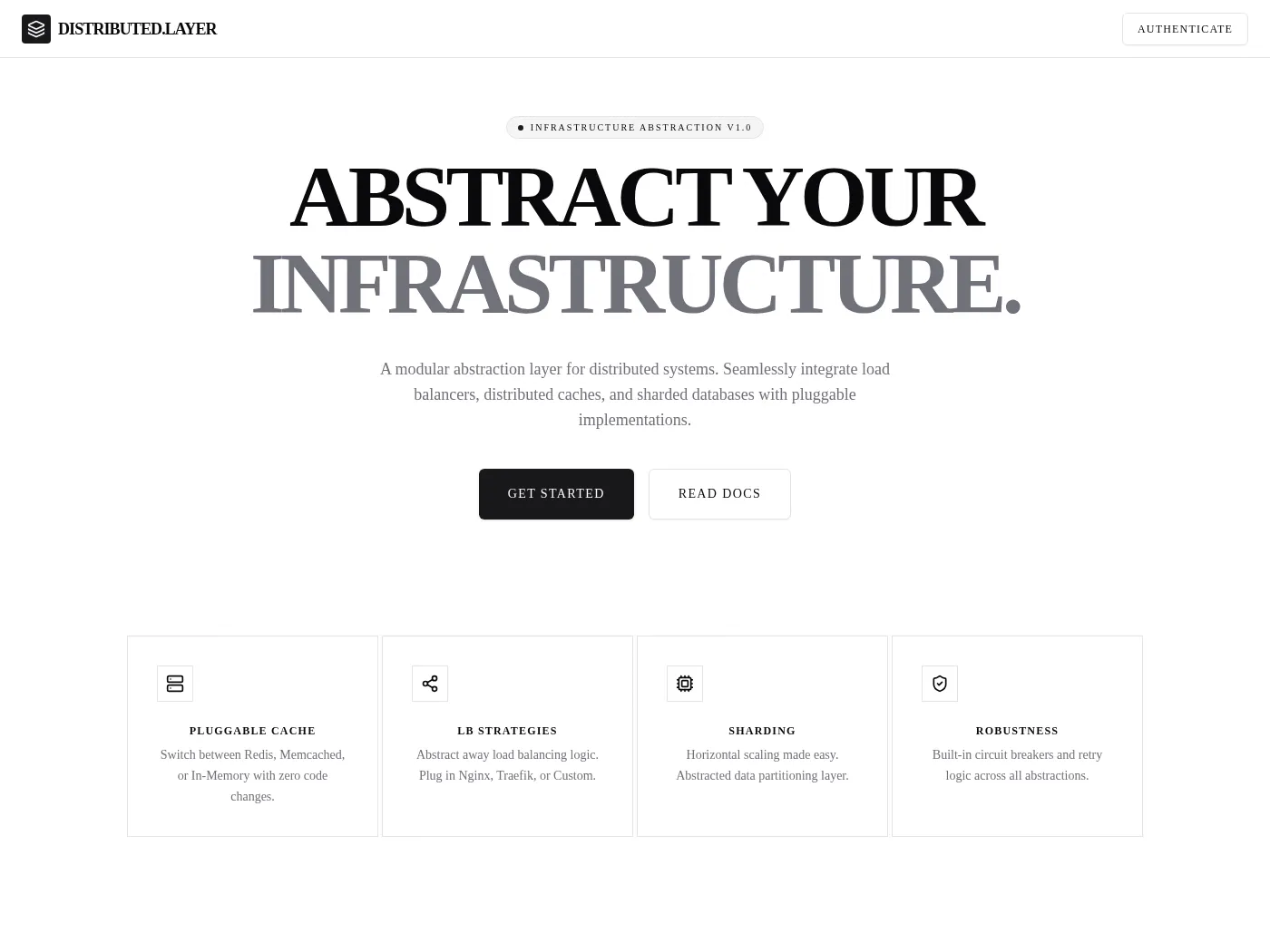 Distributed System Abstractor