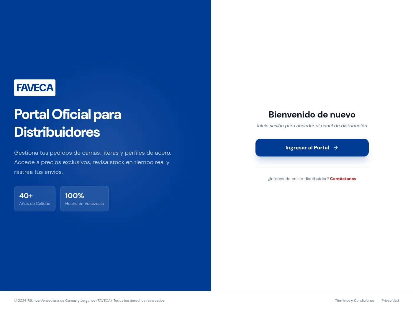 Distributor Order Portal