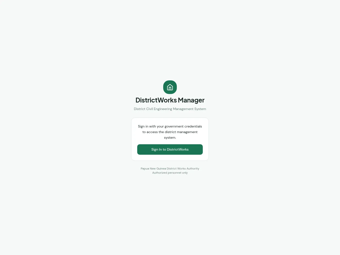 DistrictWorks Manager