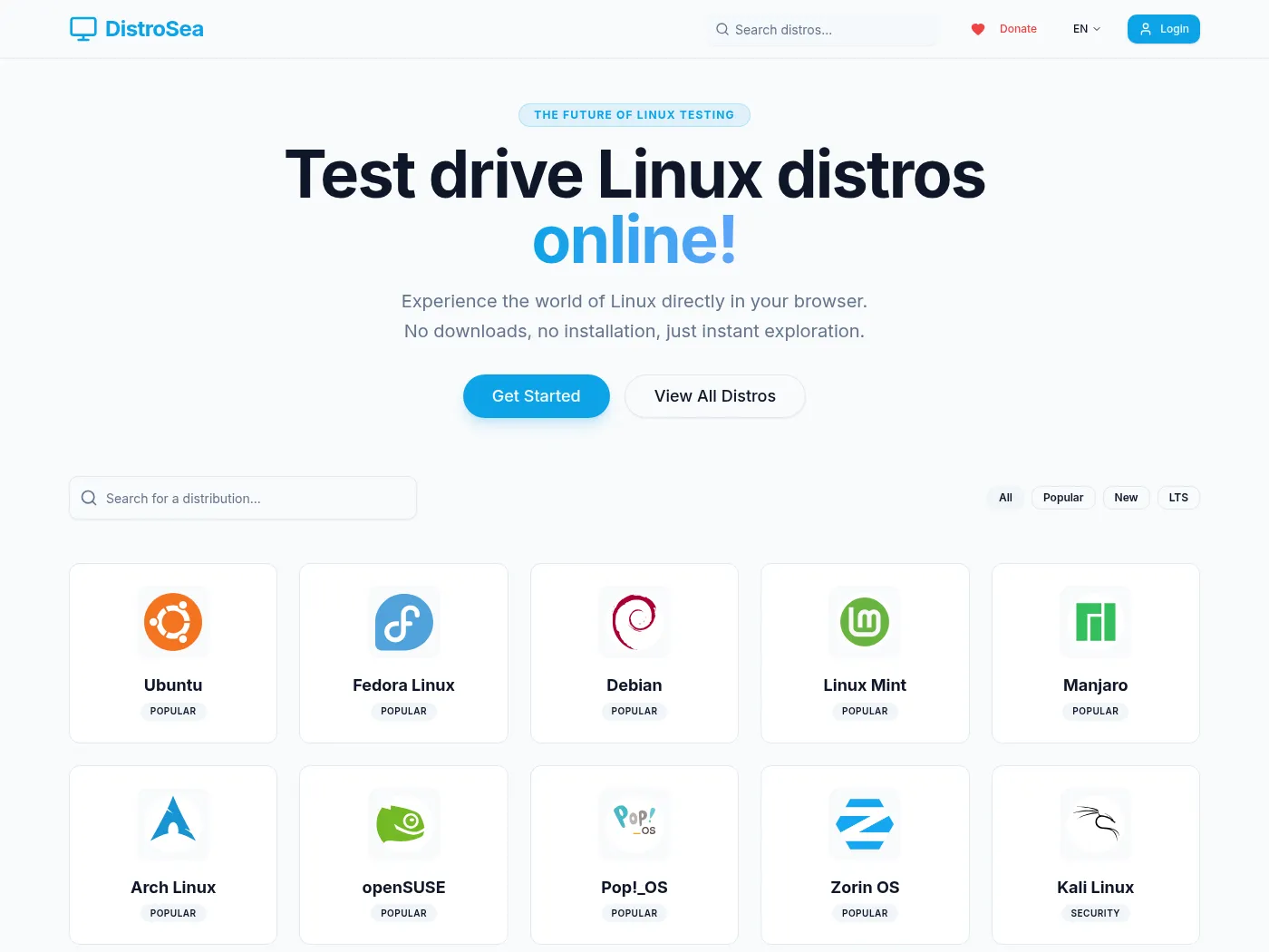 DistroSea Clone