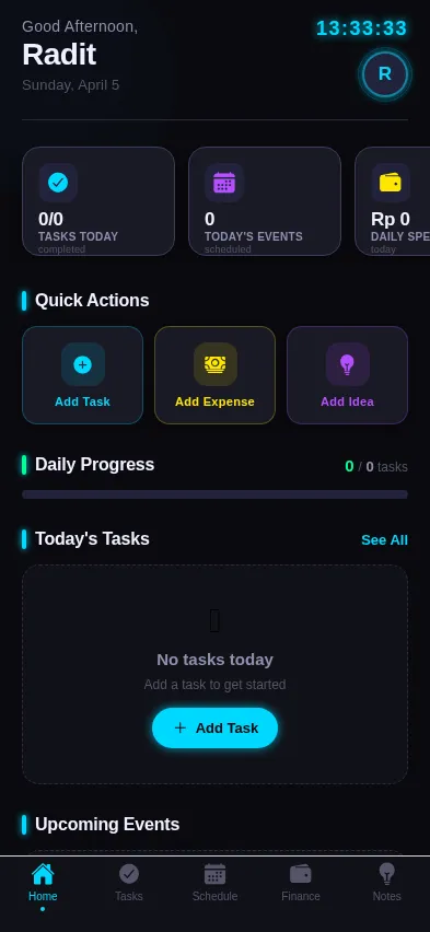 DITS Life Dashboard