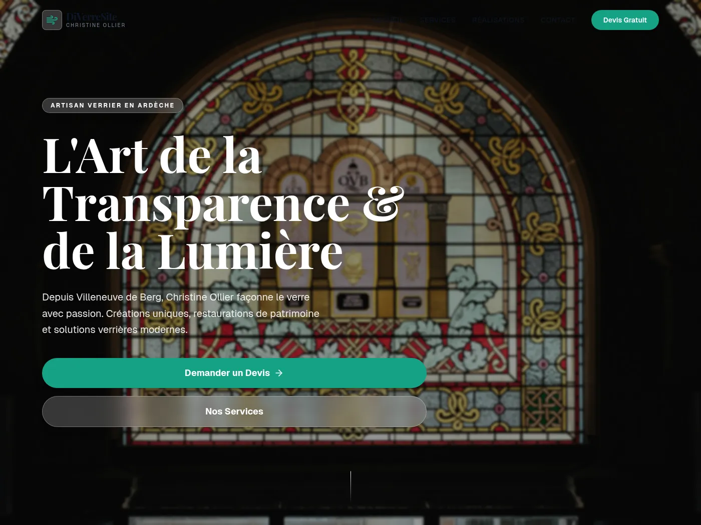 DiVerreSite Modern Redesign