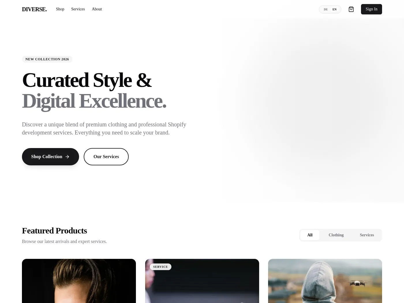 Diverse Online Shop