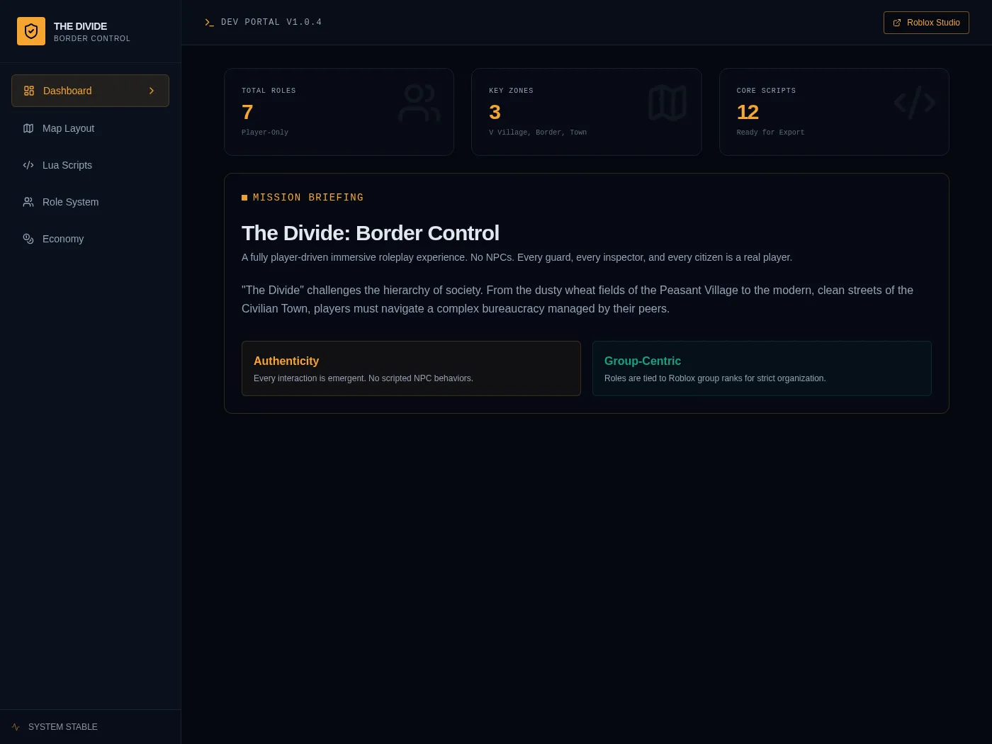The Divide: Border Control