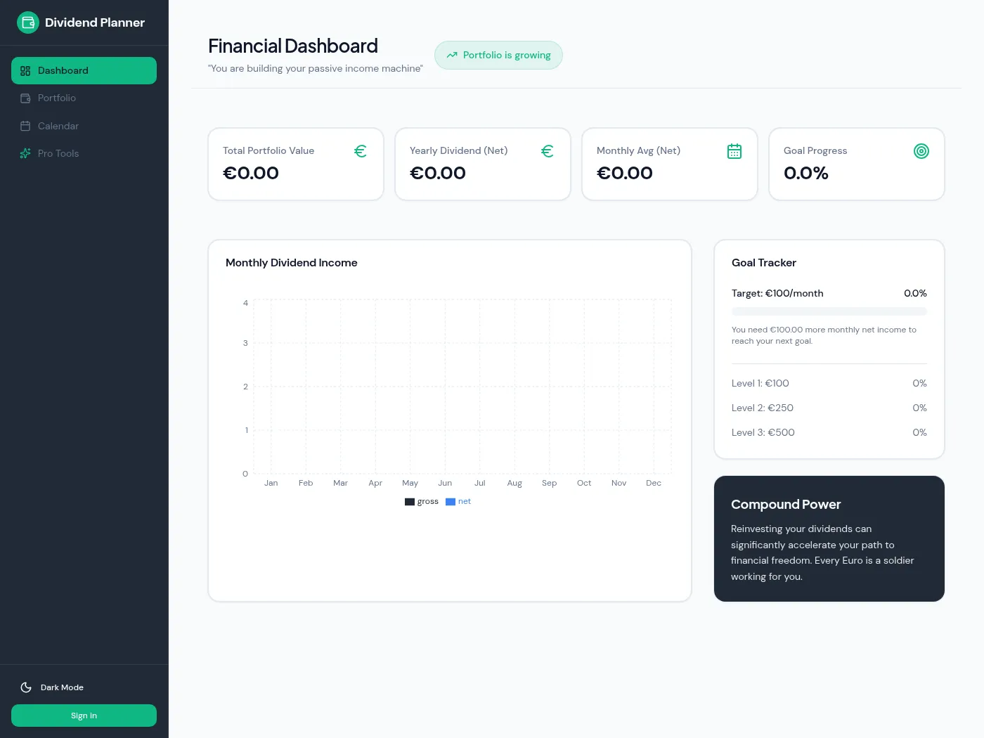 Dividend Planner