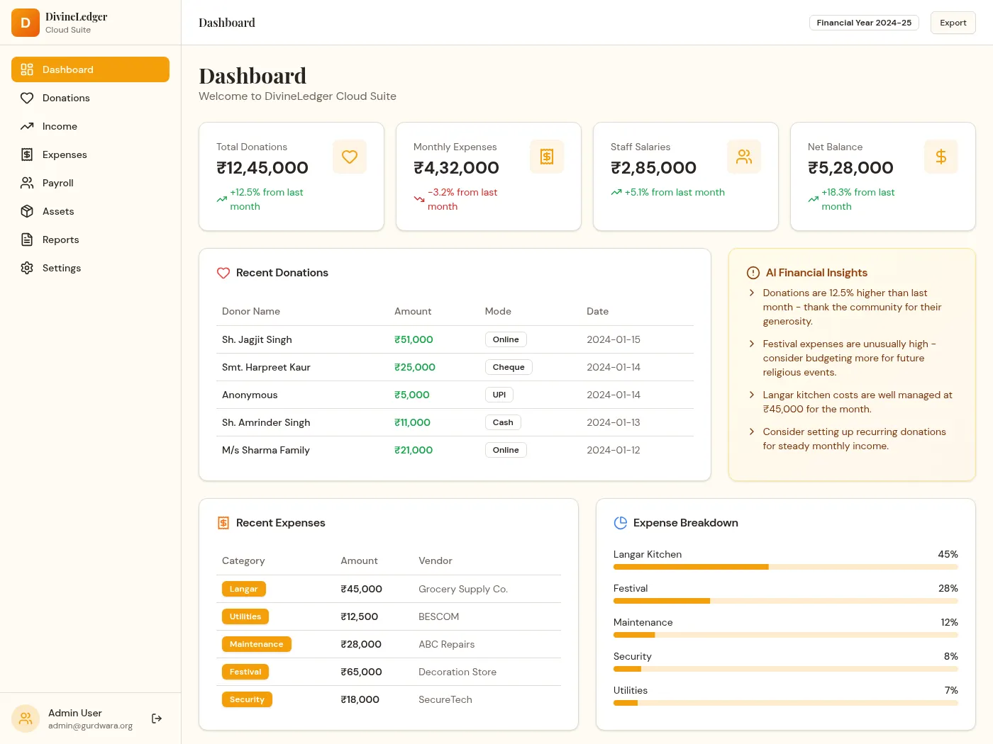 DivineLedger Cloud Suite