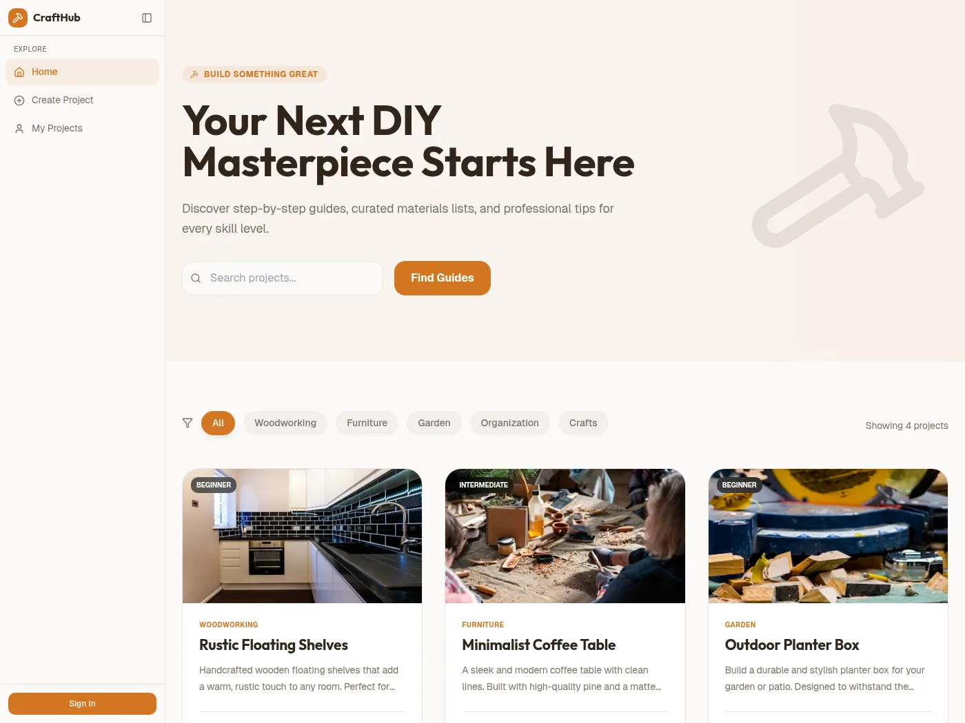 DIY Project Guides