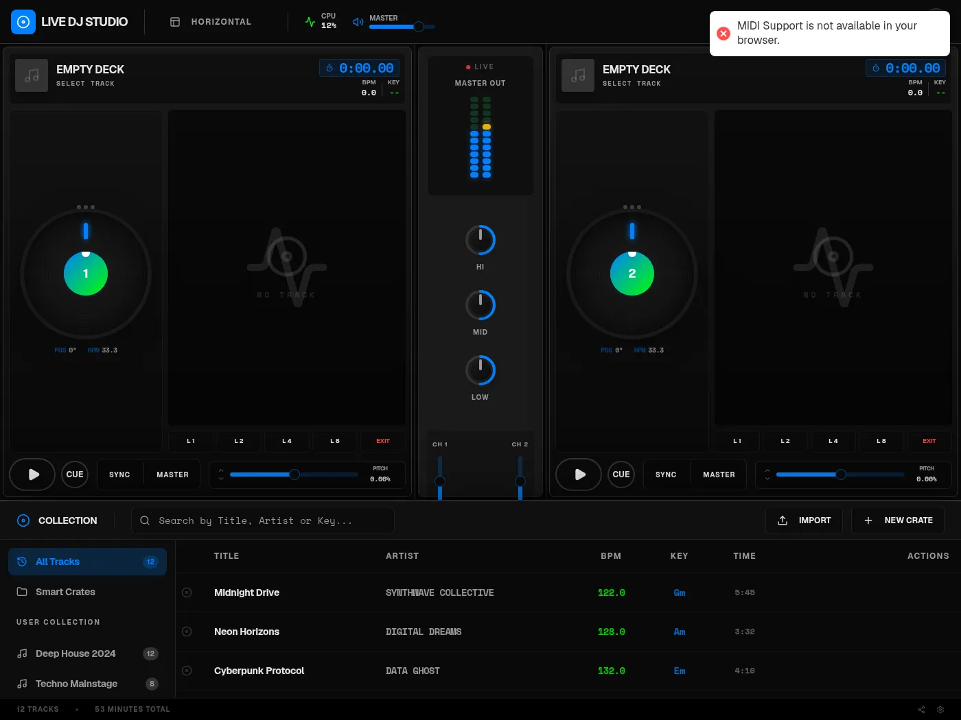 Live DJ Studio