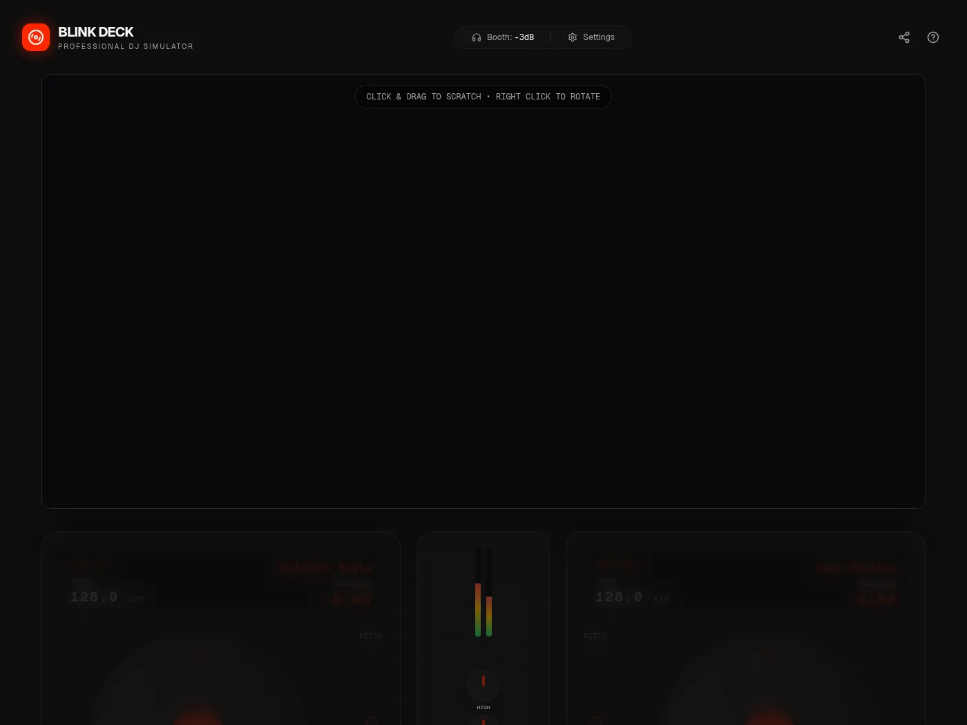 DJ Deck Simulator