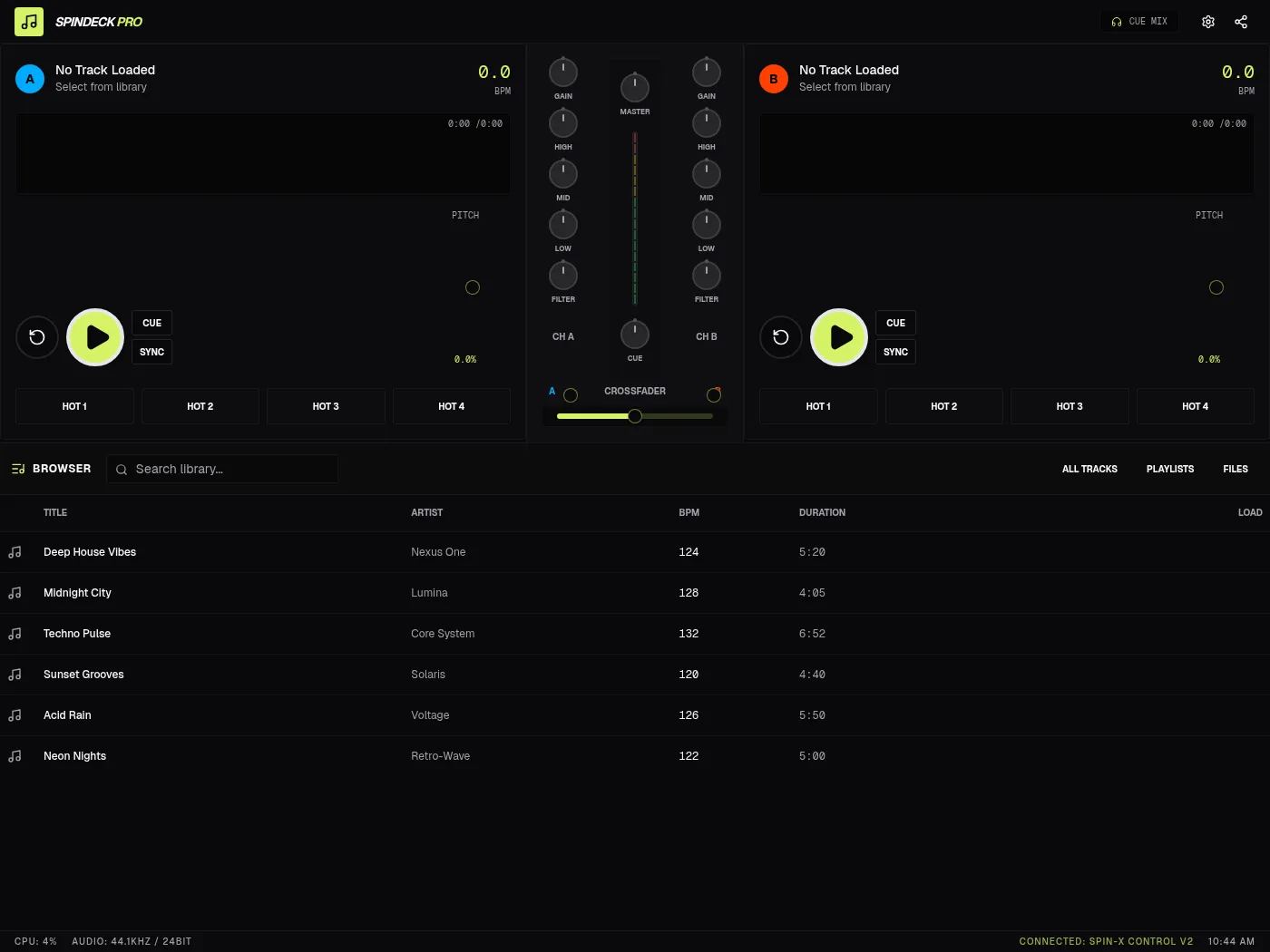 SpinDeck DJ Clone