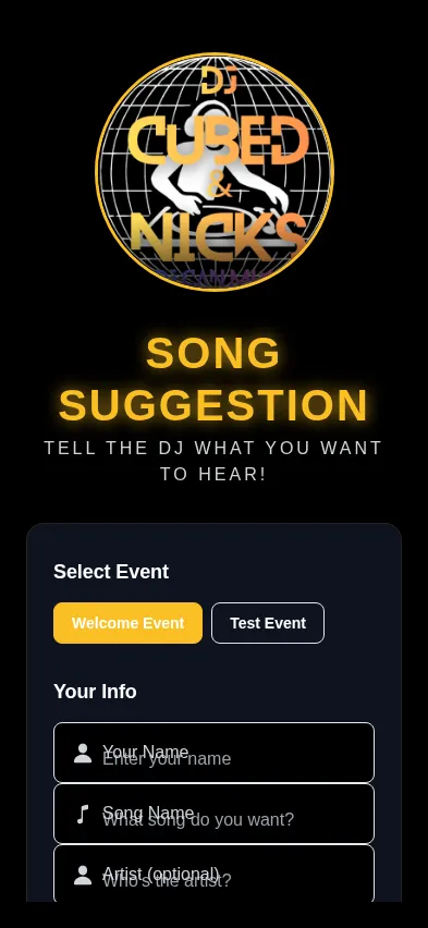 DJ Song Suggestion App