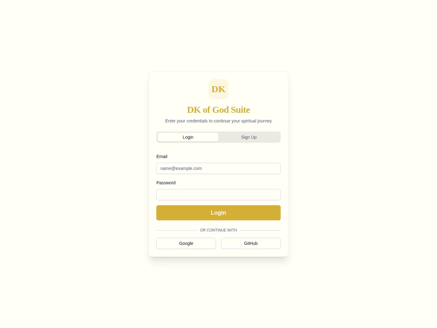 DK of God Suite