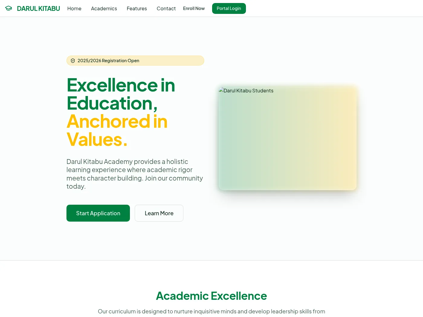 Darul Kitabu Academy Portal