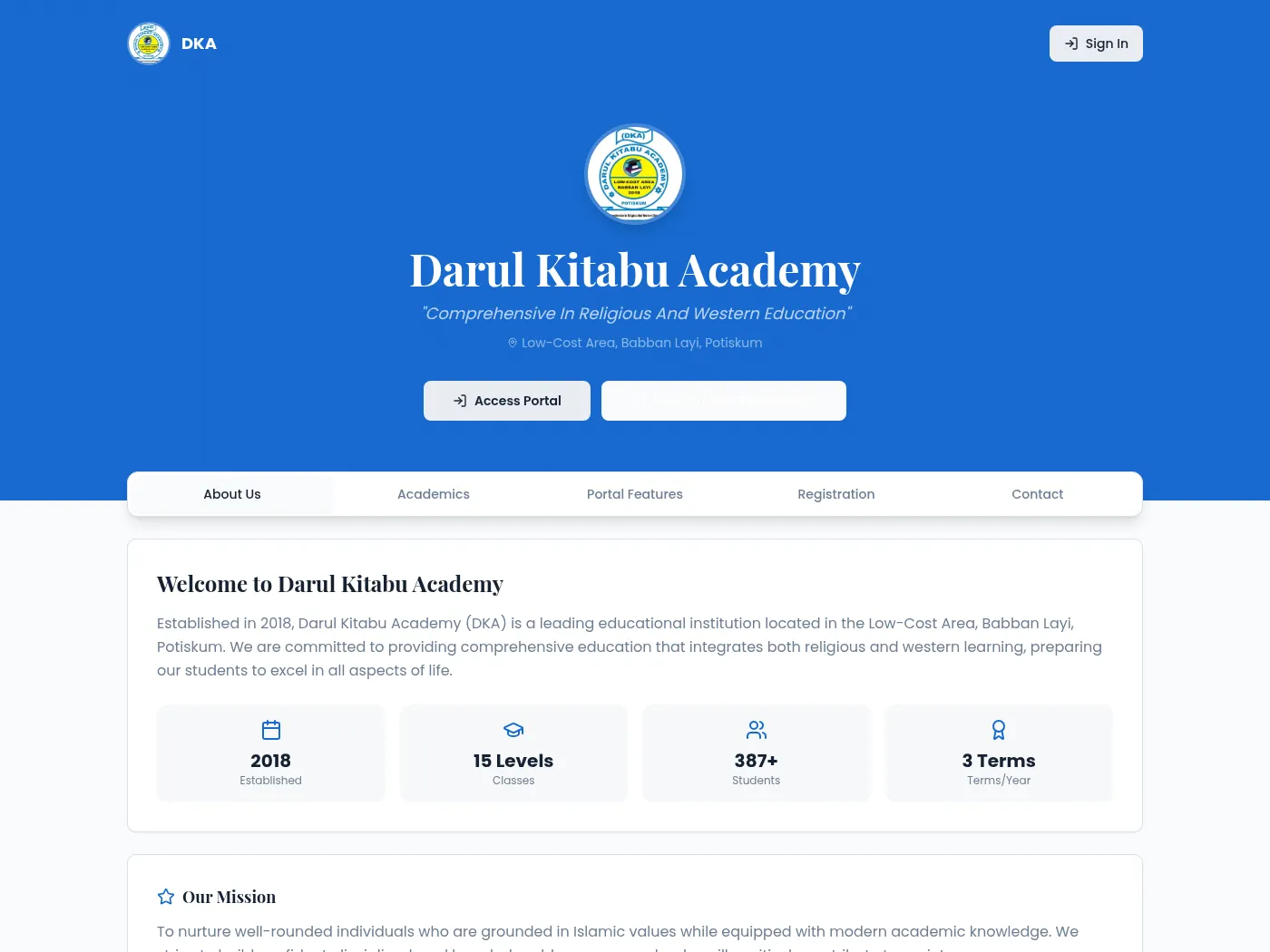 DKA Portal