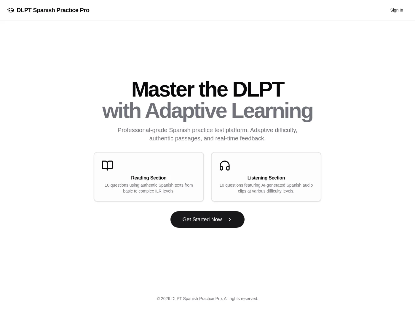DLPT Spanish Practice Pro