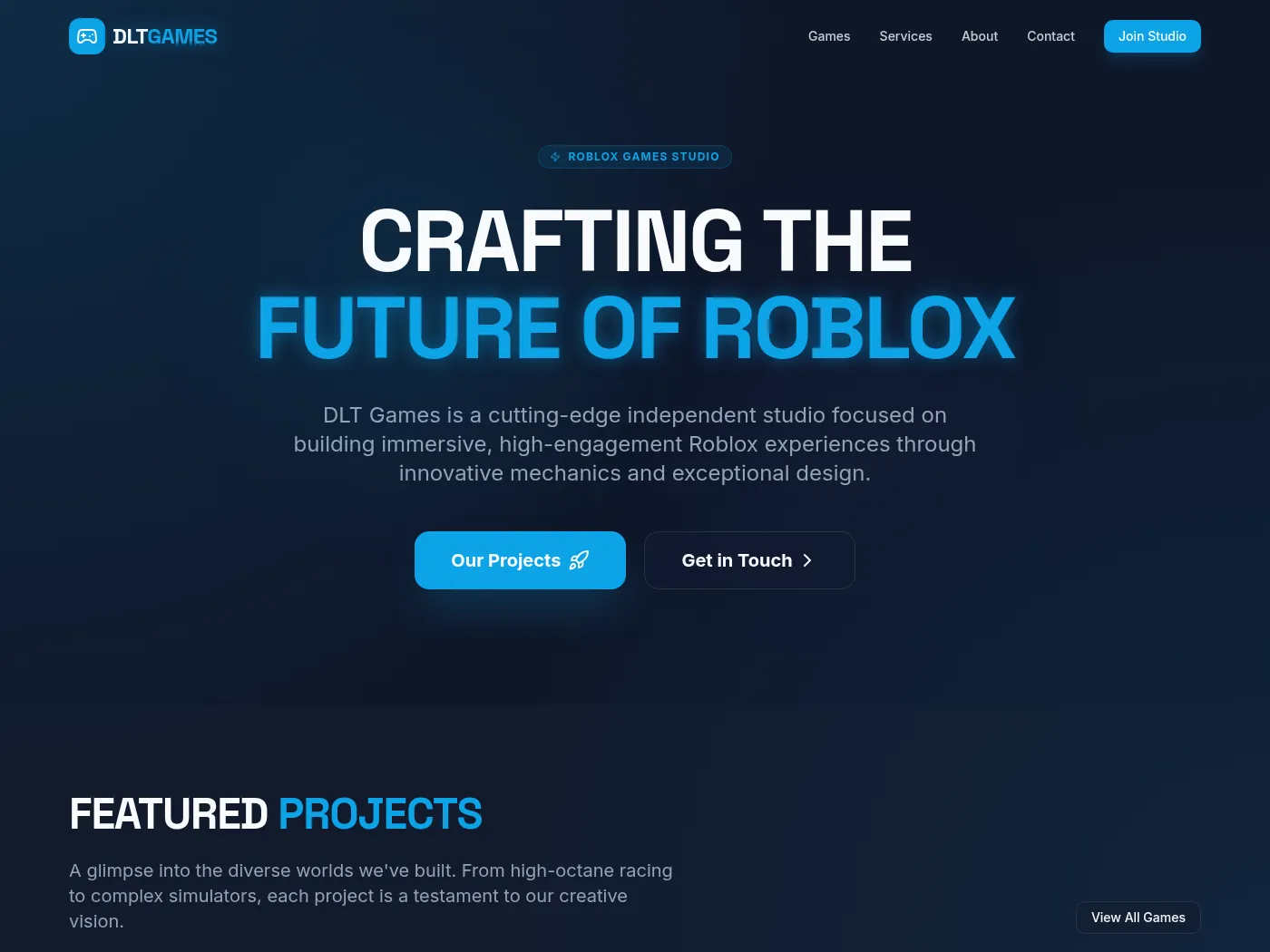 DLT Games Studio Site