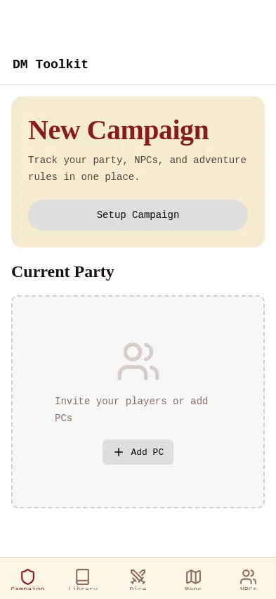 Dungeon Master Toolkit