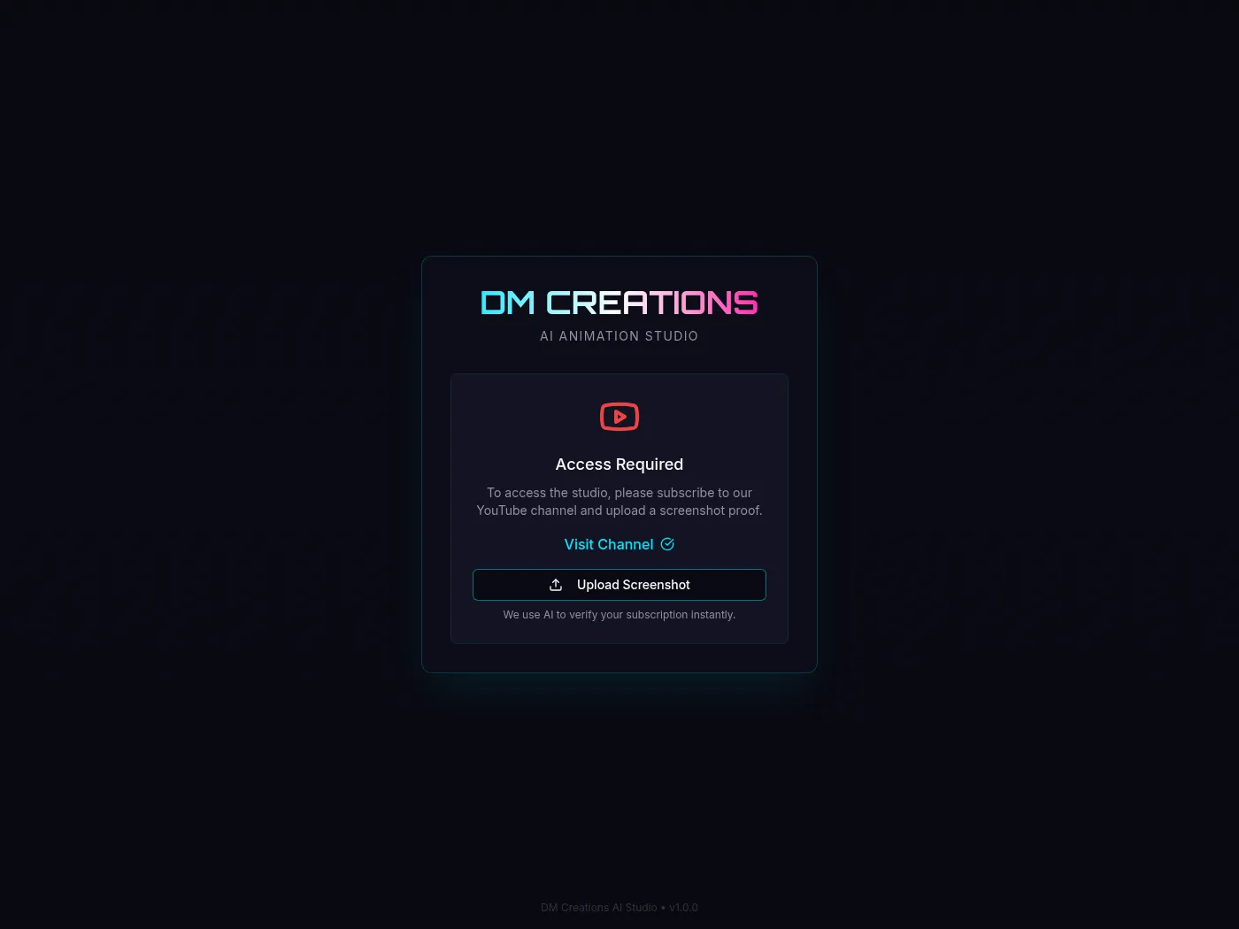 DM Creations AI Studio