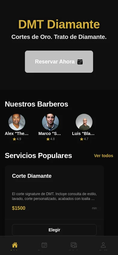 DMT Barber App