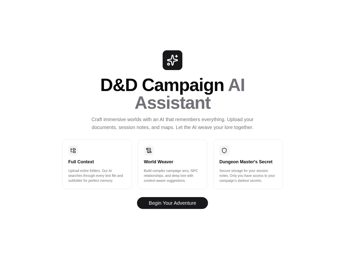 DND Campaign AI Assistant