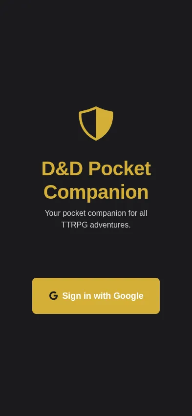 D&D Pocket Companion