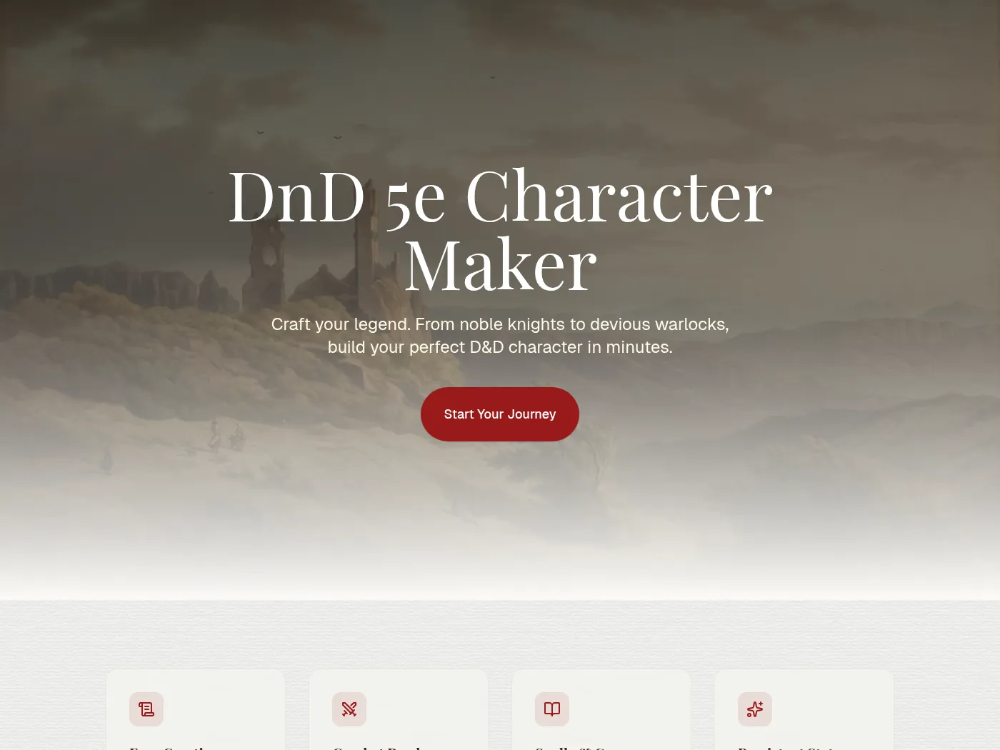 DnD 5e Character Maker