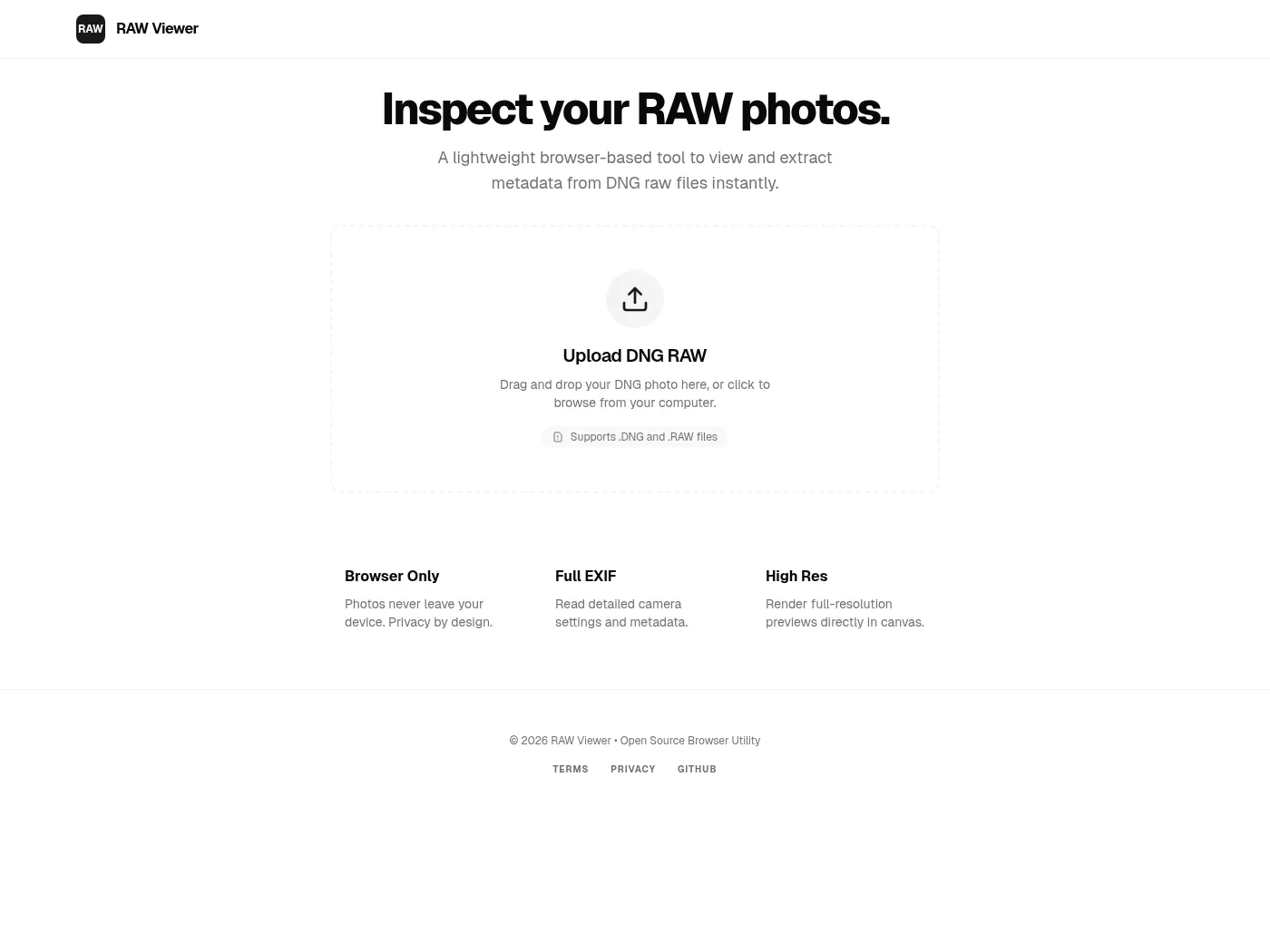 RAW Photo Viewer