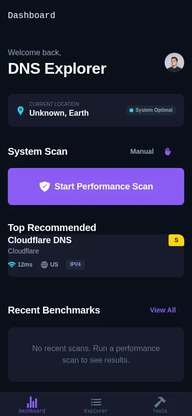 DNS Explorer Hub