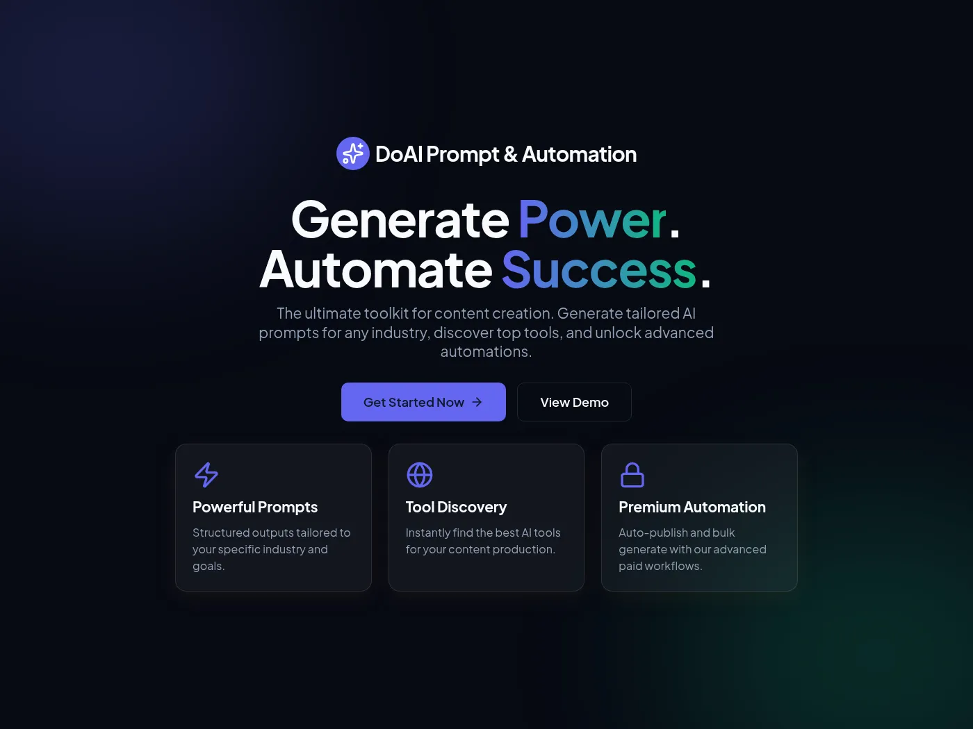 DoAI Prompt & Automation