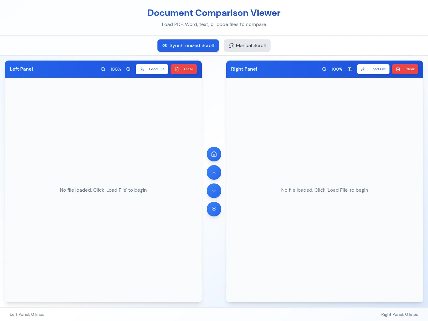 Document Comparison Viewer