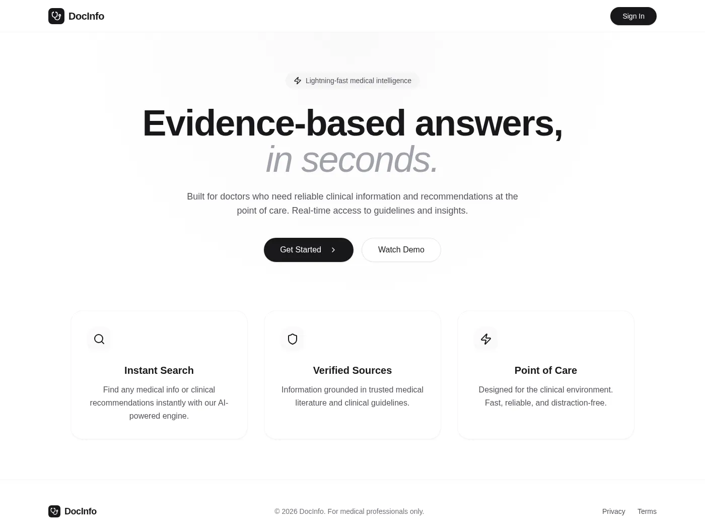 Doc QuickInfo