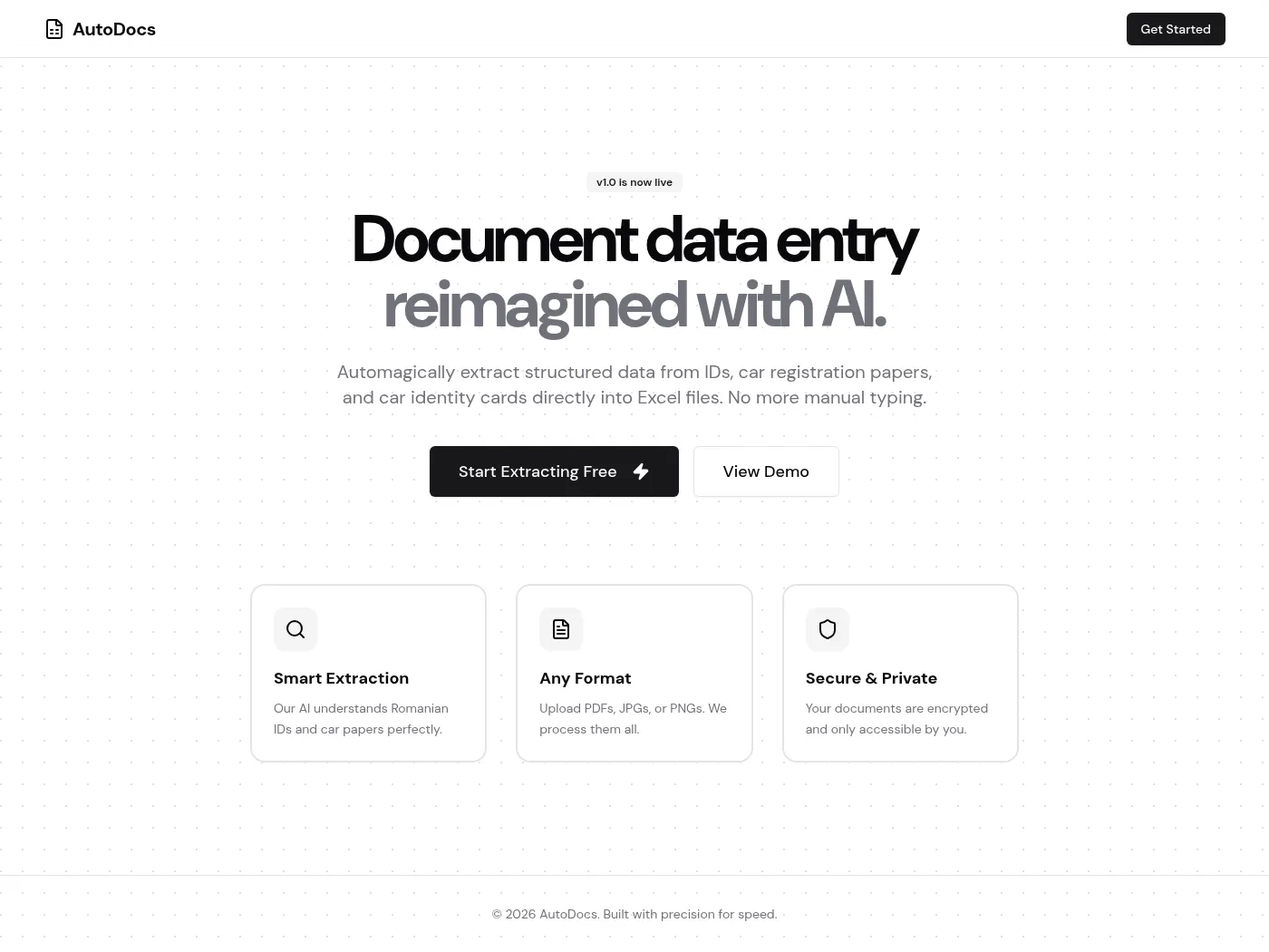 AutoDocs to Excel