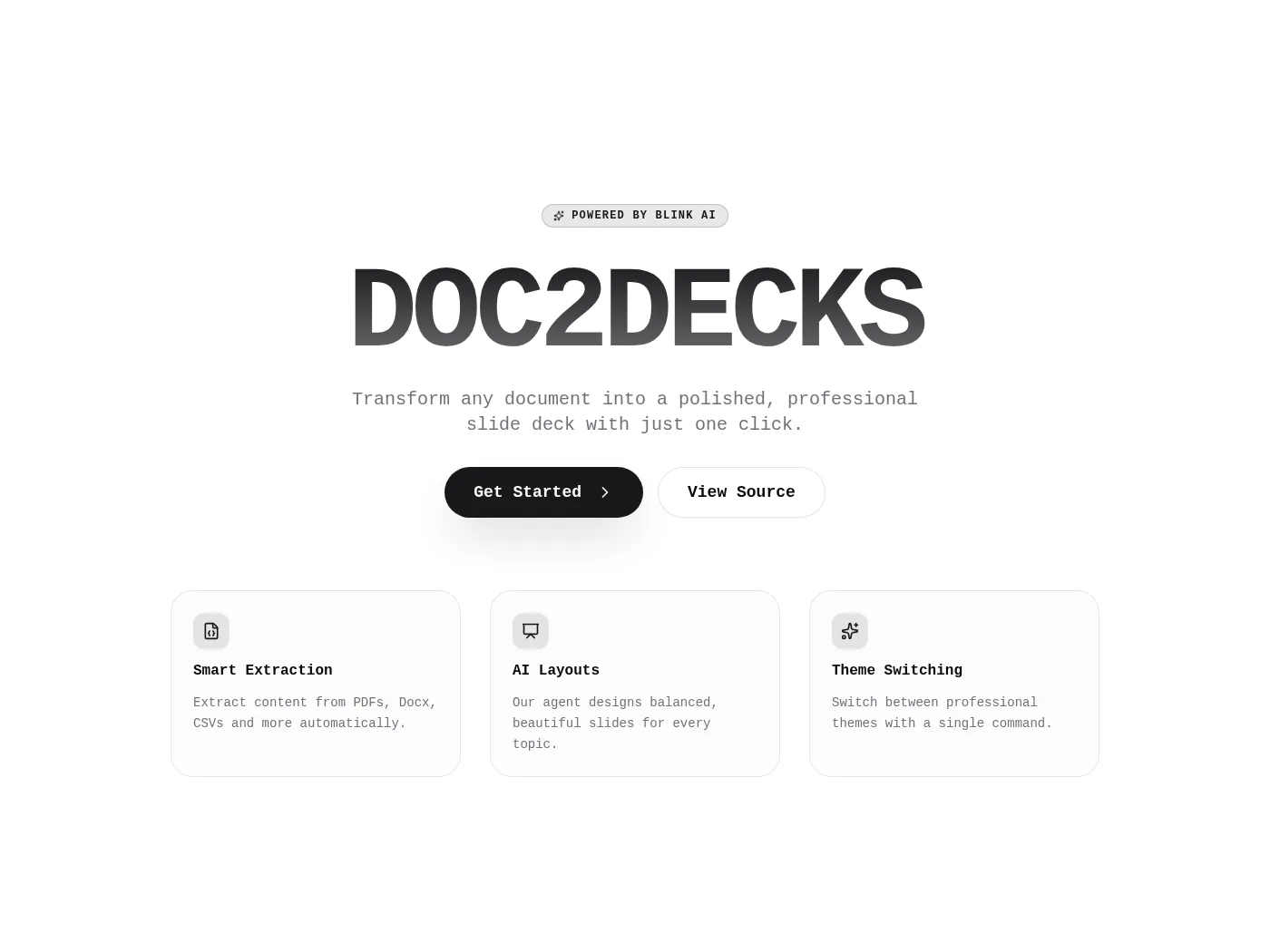 Doc2Decks