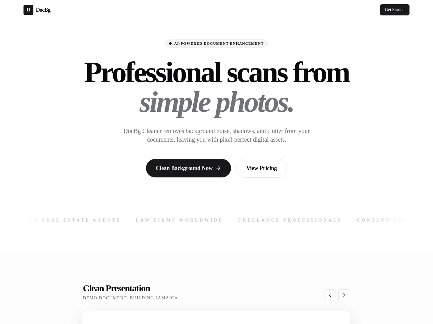 DocBg Cleaner