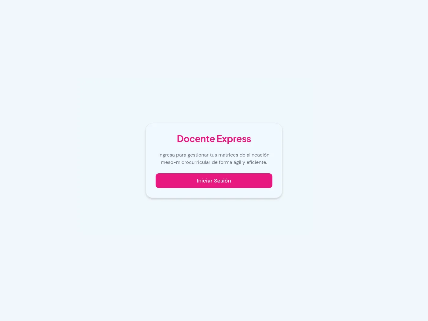 Docente Express App