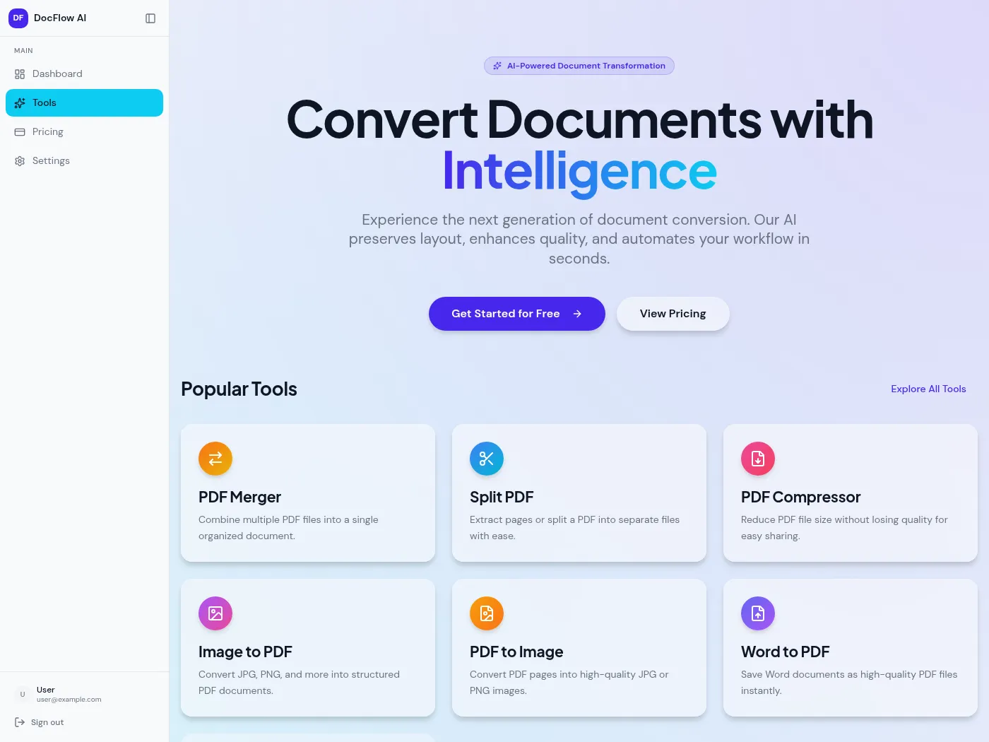 DocFlow AI Converter
