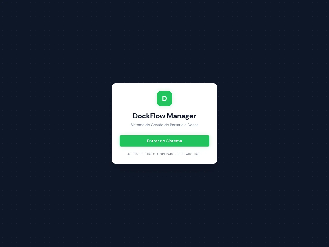 DockFlow Manager