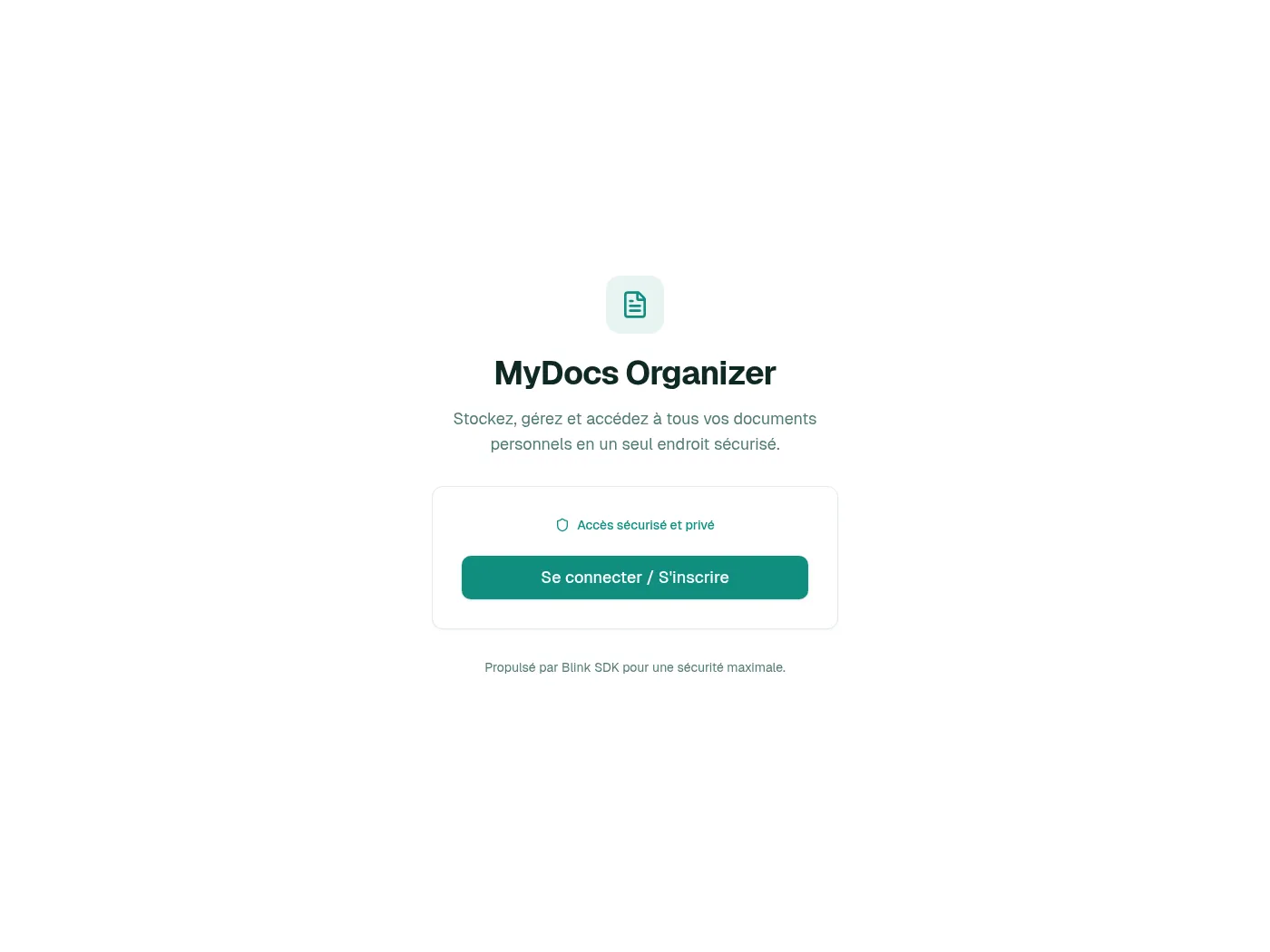 MyDocs Organizer
