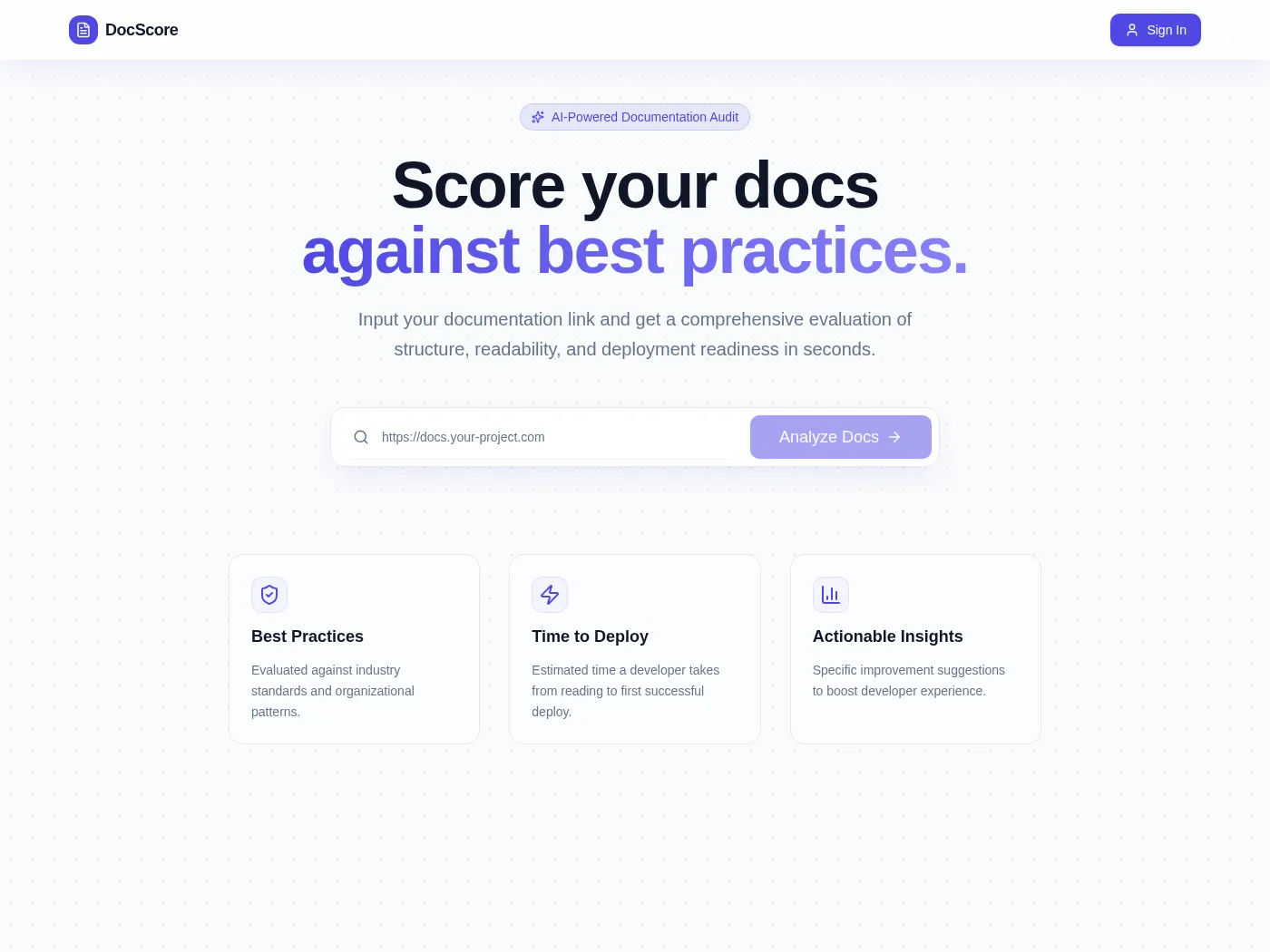 DocScore Analyzer