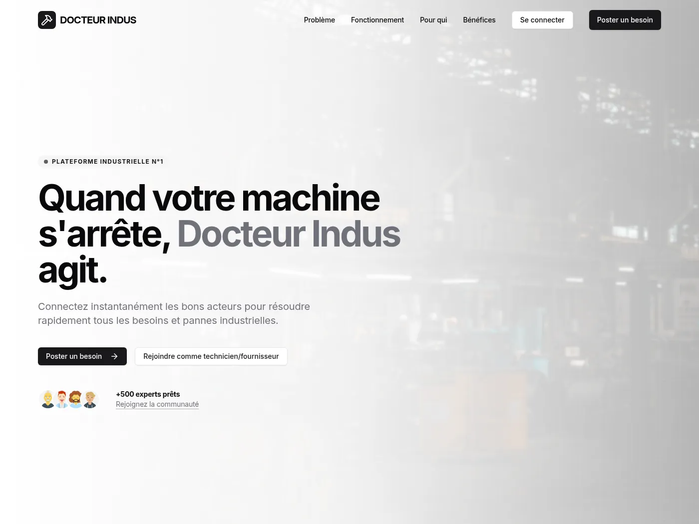 Docteur Indus Landing