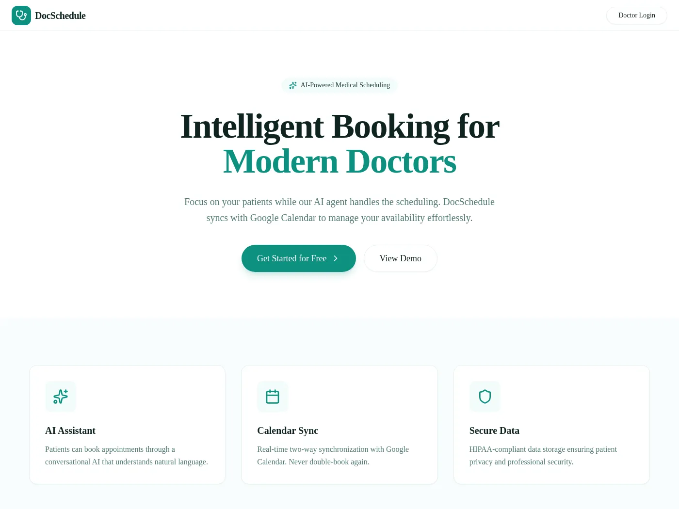 DocSchedule Agent