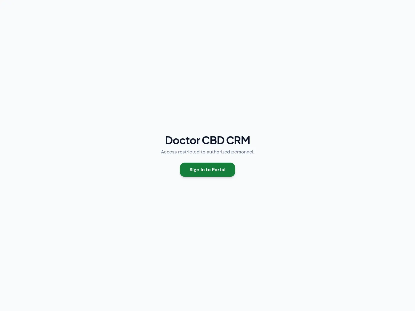 Doctor CBD CRM